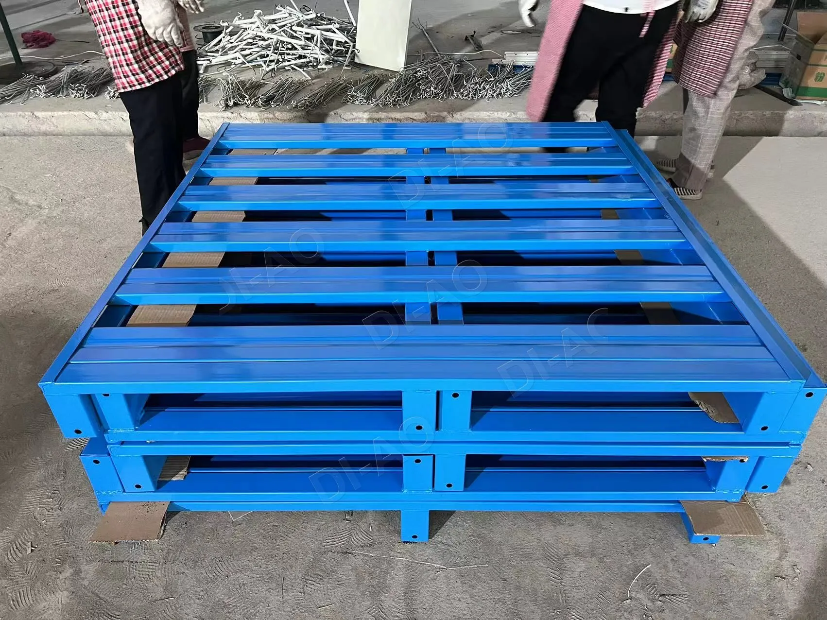 Industrial Steel Pallet | Logistics/Rack Storage, Custom Sizes