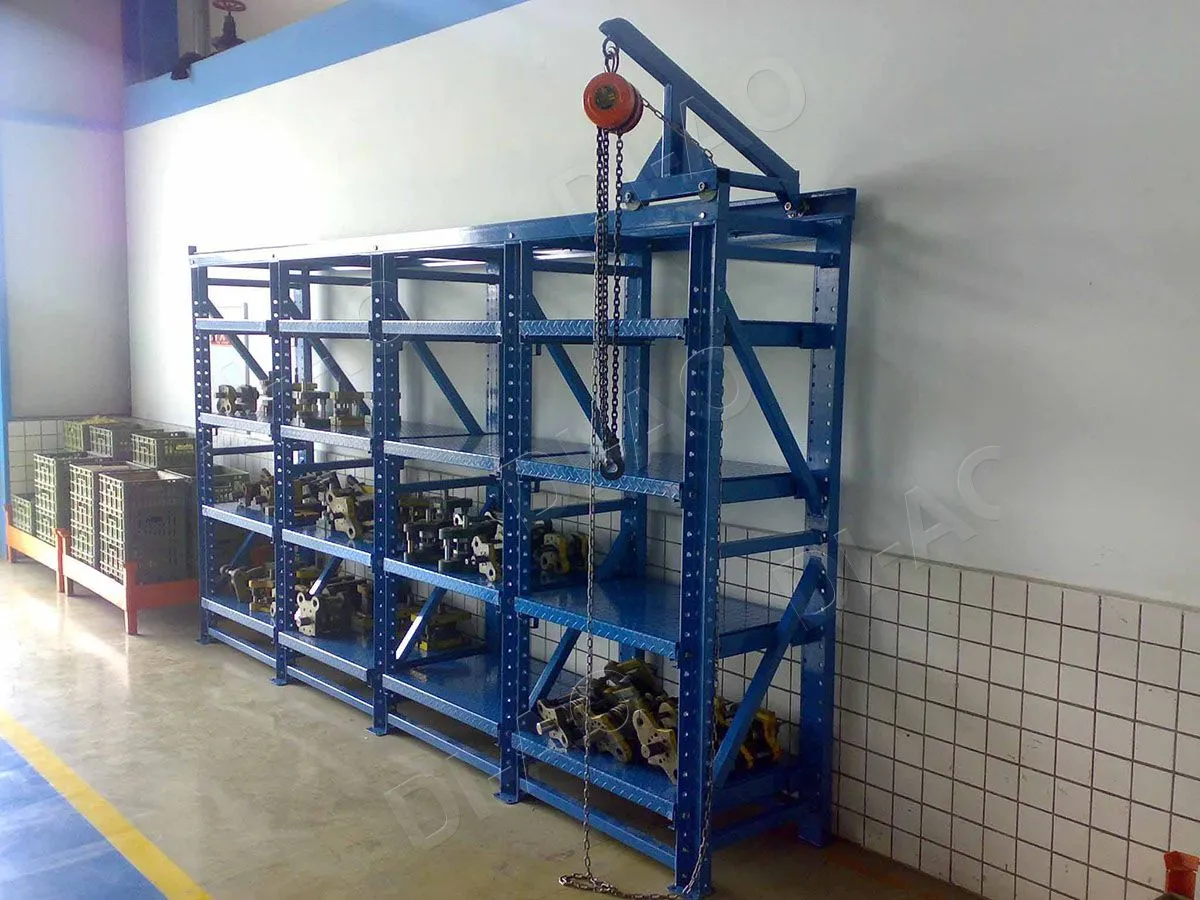 Heavy Mold Racking | For Stamping/Die-Cast Tools, Drawer/Slide Design