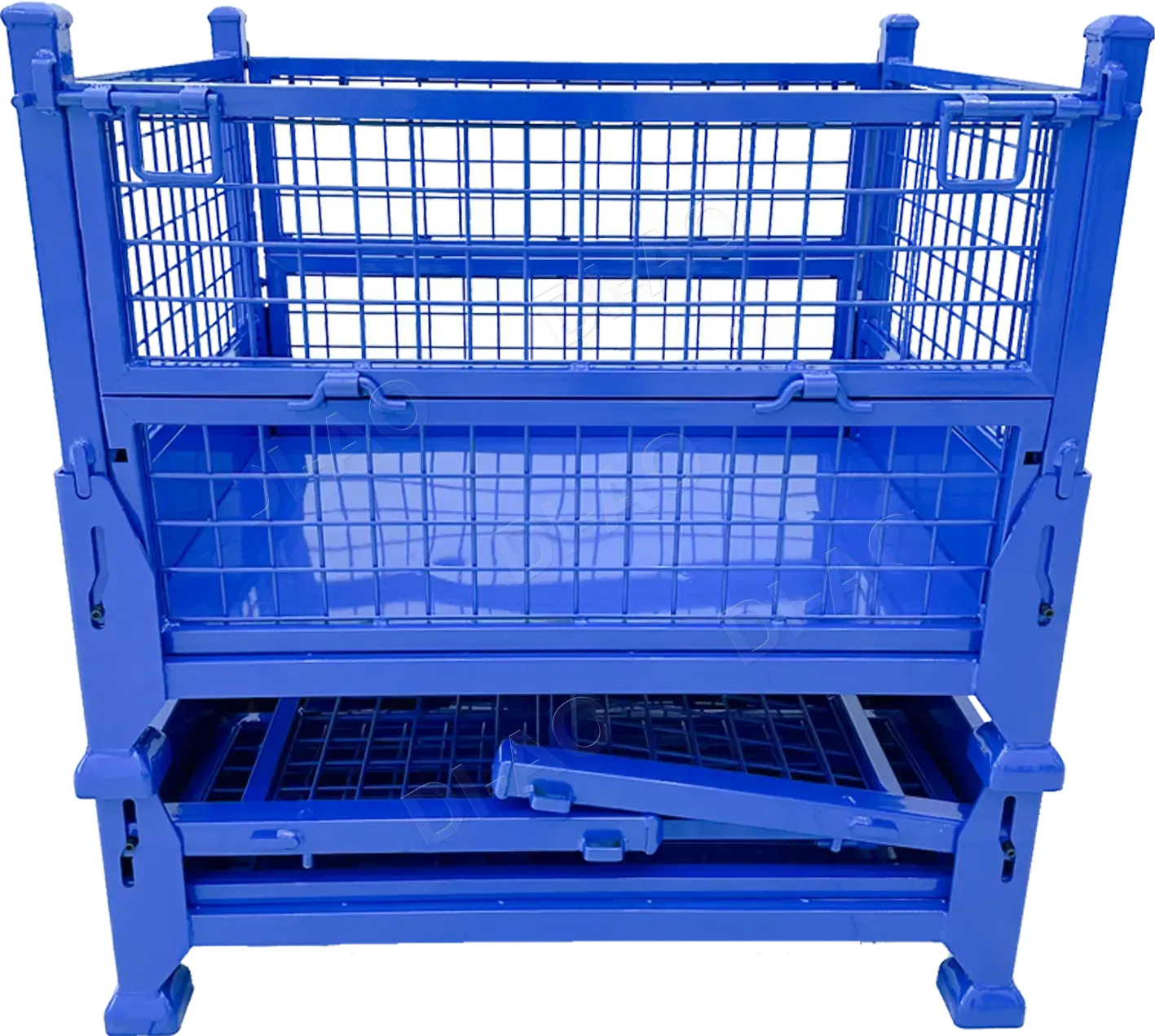 Foldable Metal Containers – 1.5-Ton Stackable Logistics Bins