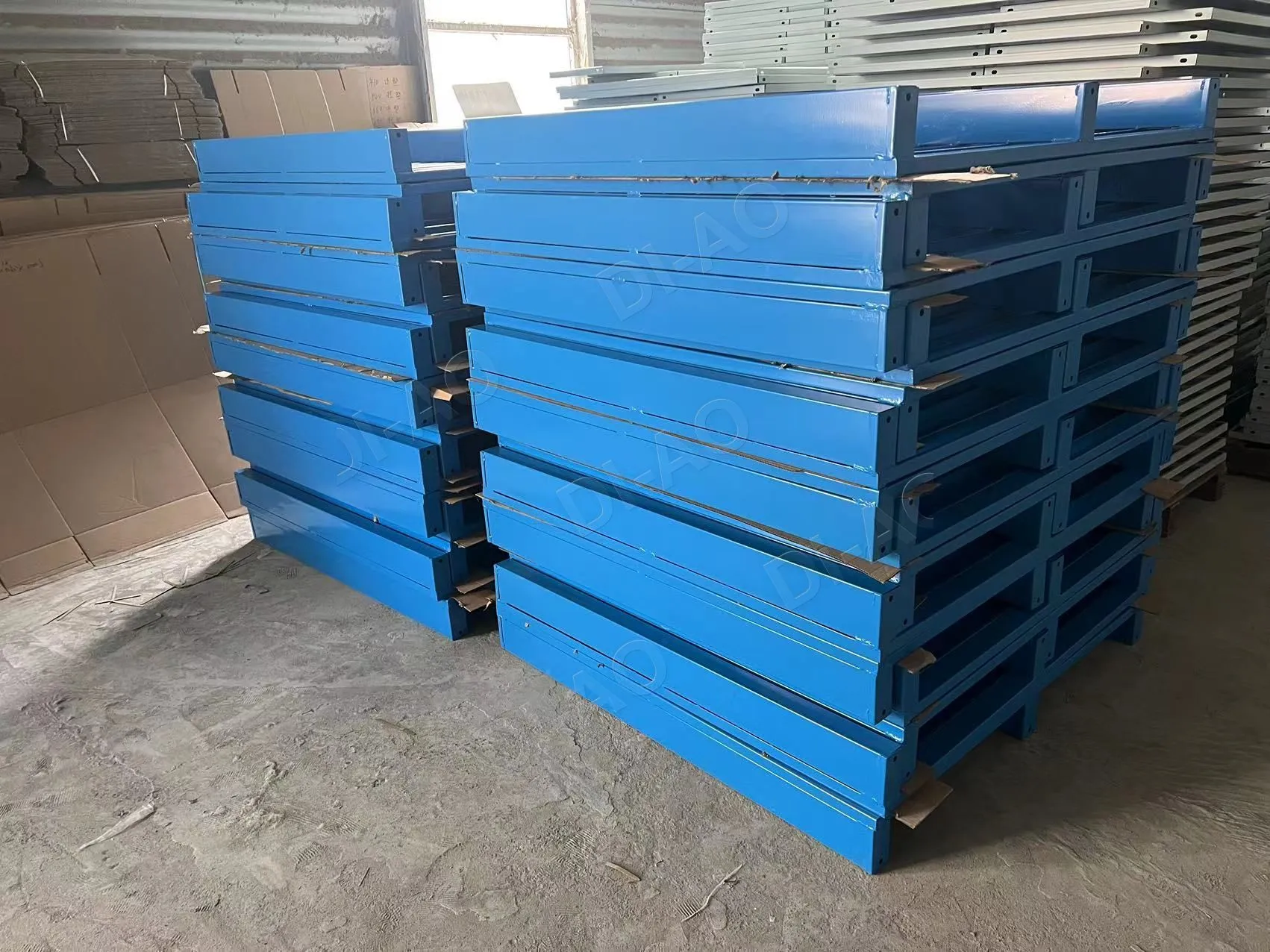 Industrial Steel Pallet | Logistics/Rack Storage, Custom Sizes