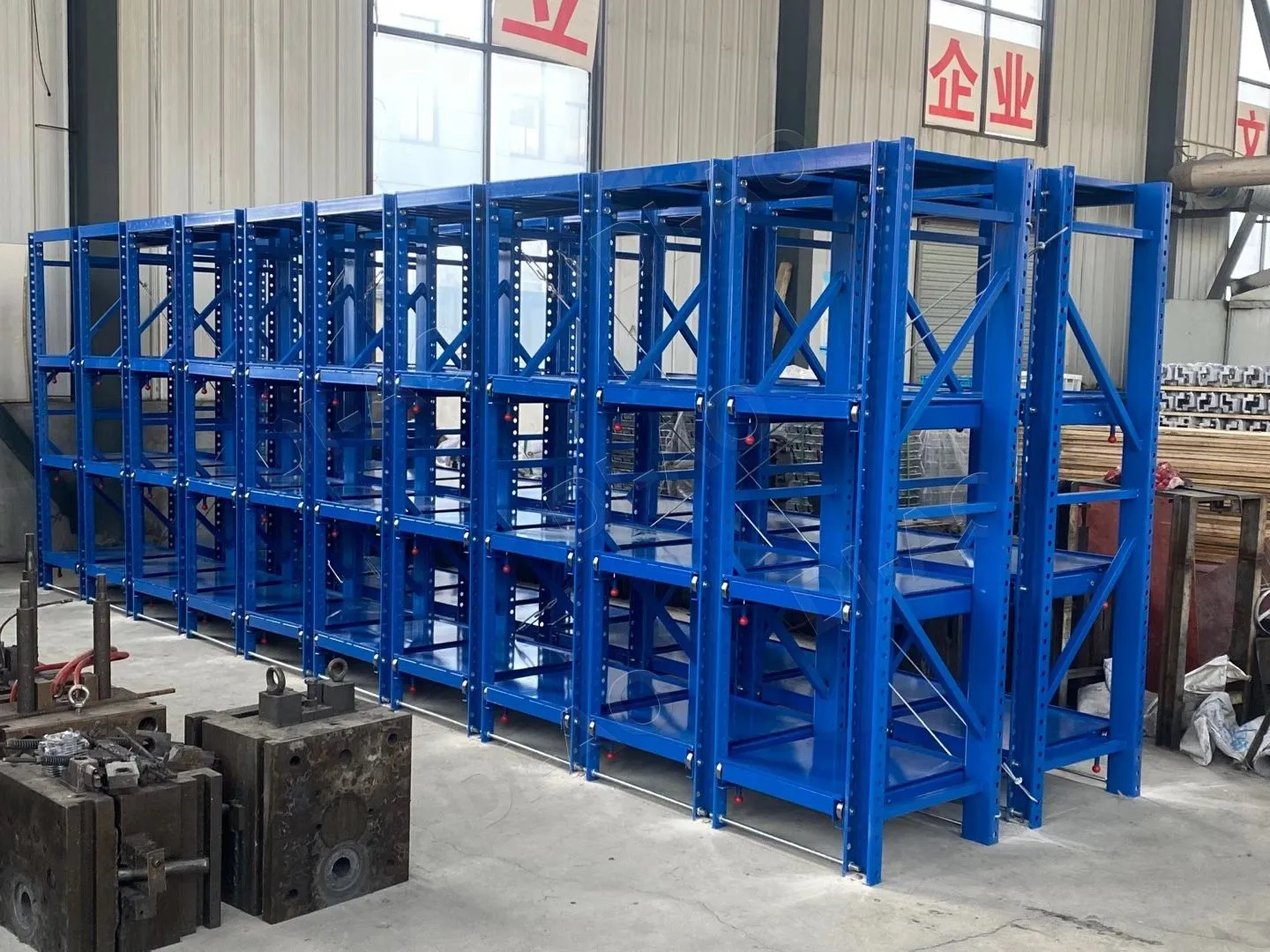 Heavy Mold Racking | For Stamping/Die-Cast Tools, Drawer/Slide Design