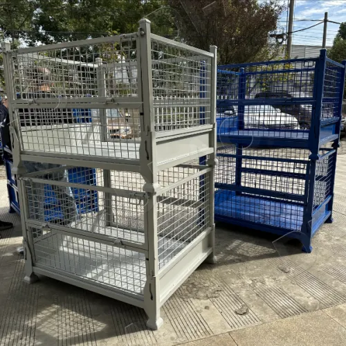 Foldable Metal Containers – 1.5-Ton Stackable Logistics Bins