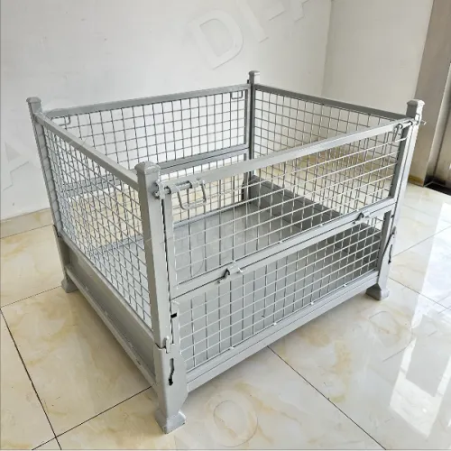 Foldable Metal Containers – 1.5-Ton Stackable Logistics Bins