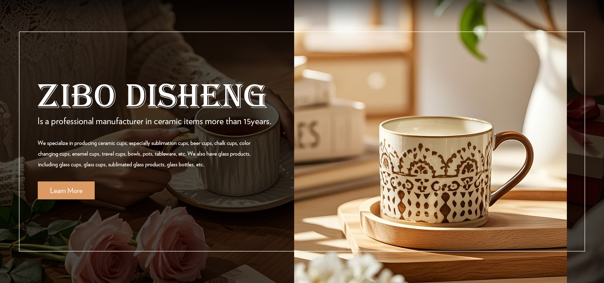 Ceramic Travel Mug with Lid – Stylish Sips on the Go, Zibo Disheng ...