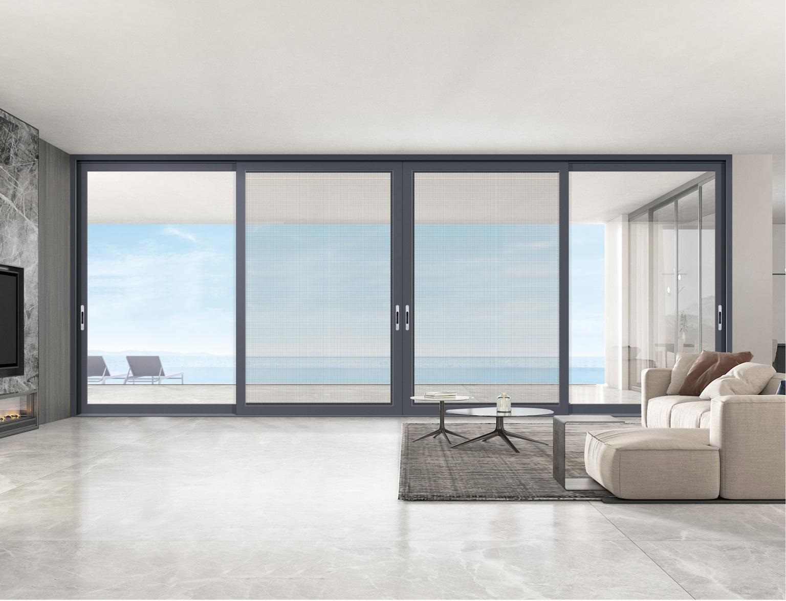 Heavy-Duty Aluminum Sliding Door