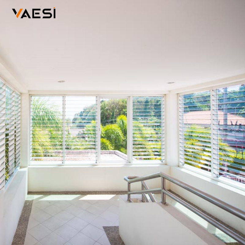 Waterproof Glass Louvers for Bath & Kitchen Privacy.