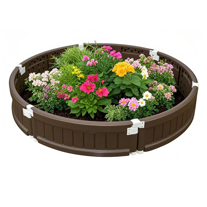 Round HDPE Planter Bed