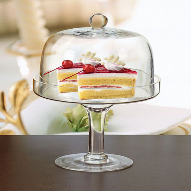 Glass Cake Plate, Different Base