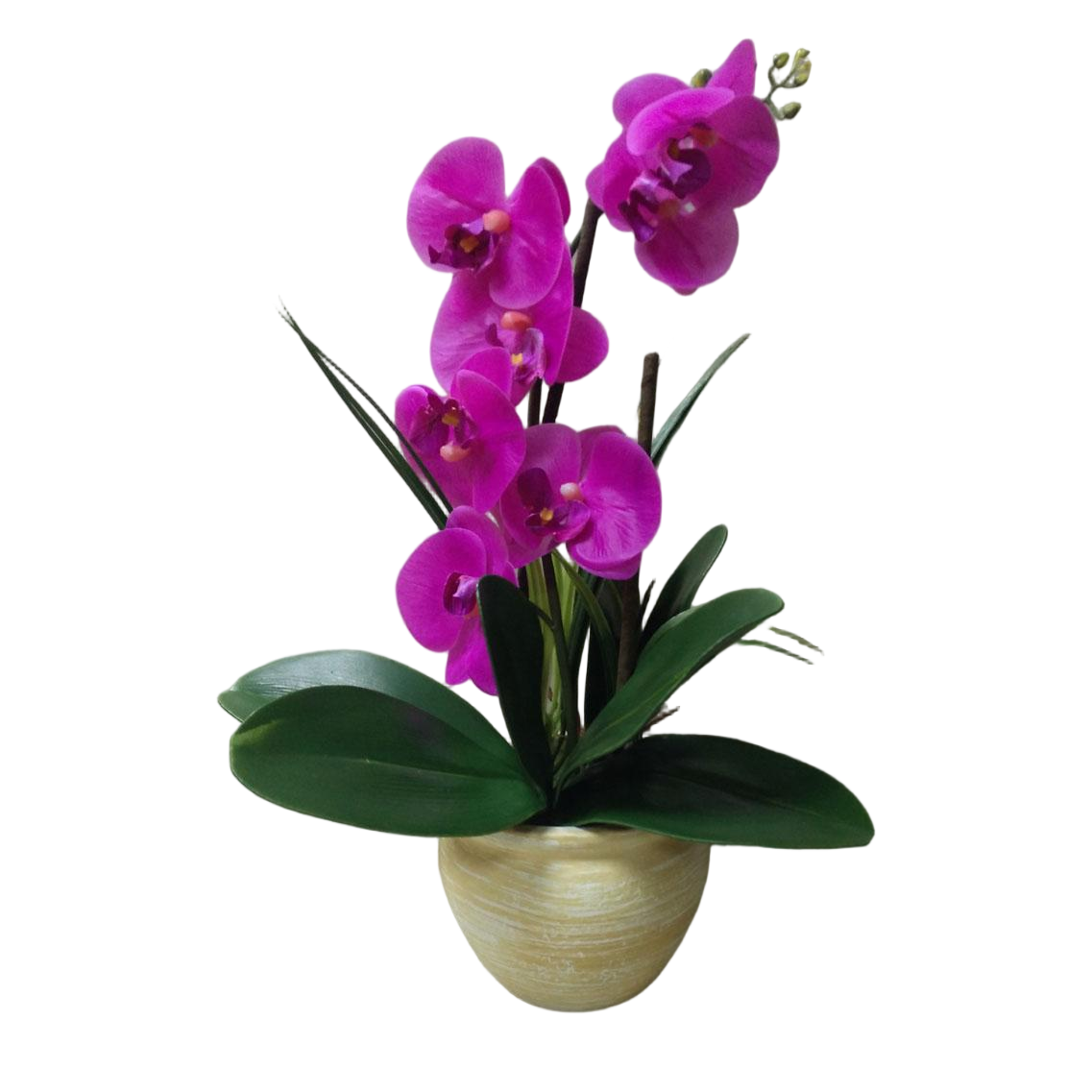 Artificial Orchid Table Decor with Lights