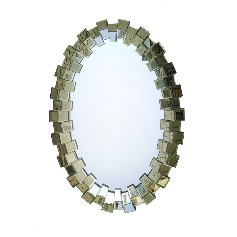 Oval Wall Mirror,Mirror Finish Edge