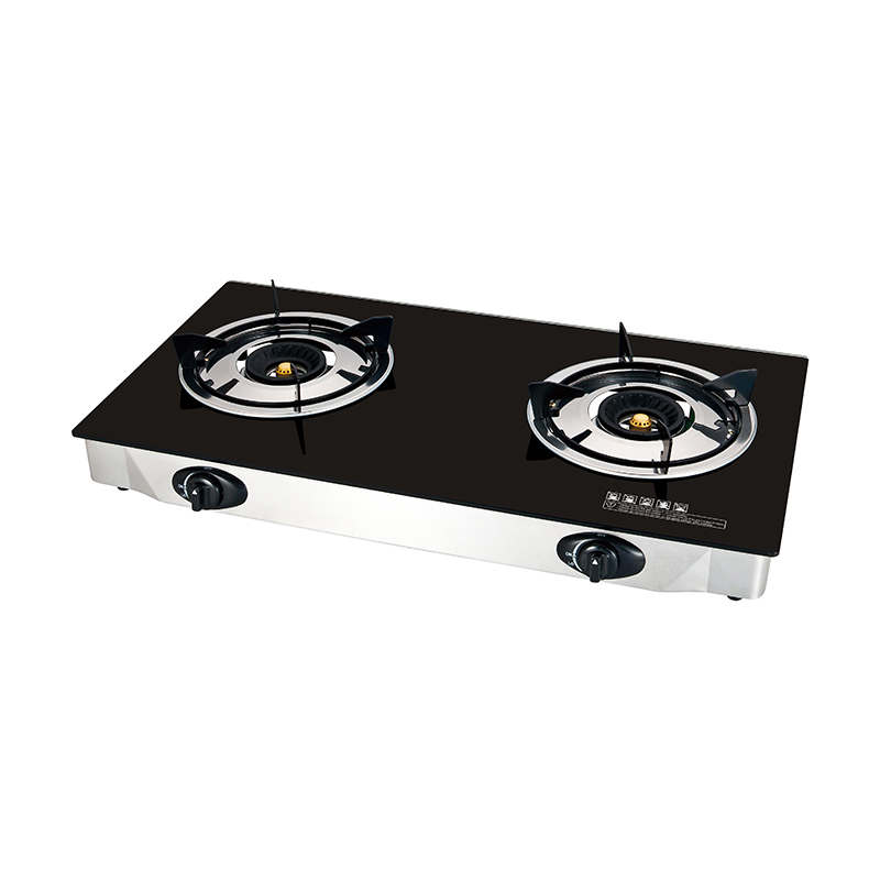 Deluxe Slim Type Glass Top Double Burner JKN-2GA