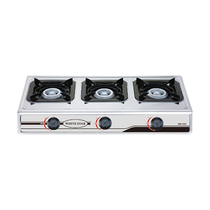 Stainless Steel Triple Burner JKN-S303B