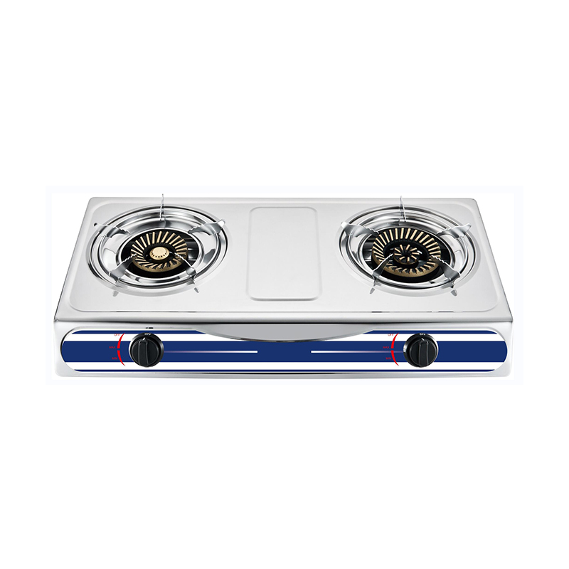 Deluxe Stainless Steel Double Burner JKN-S204