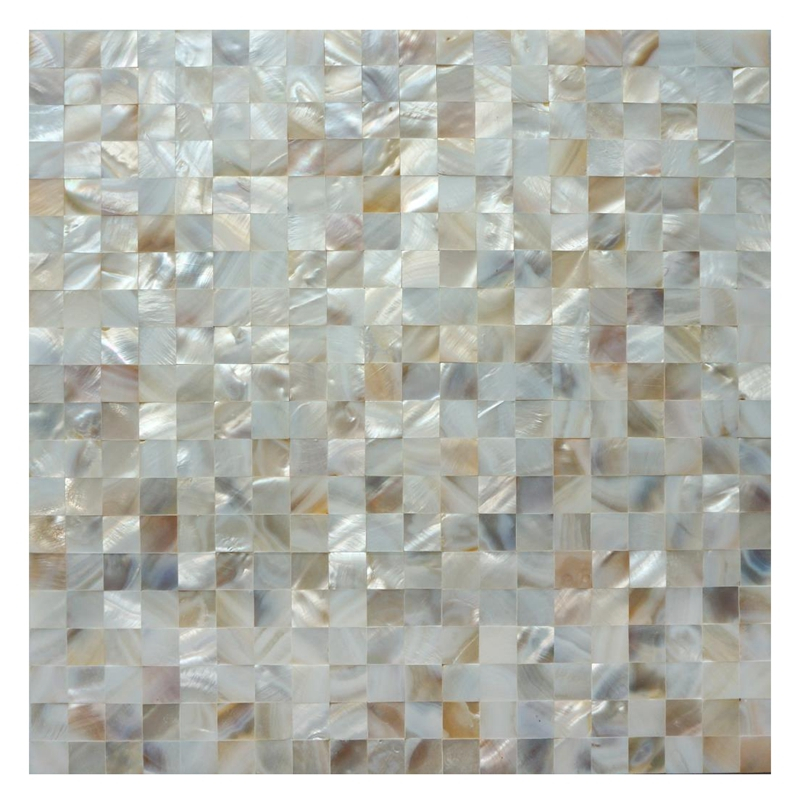 20x20mm Square Pink Shell Mosaic
