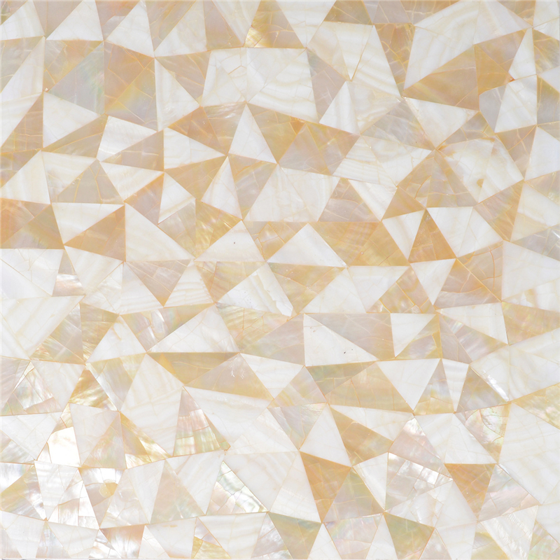 Interior Wall Square Mother Of Pearl Shell Tile Mosaic