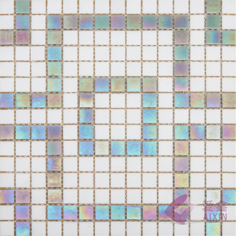 Glass Pixel Mosaic Artwork For Wall