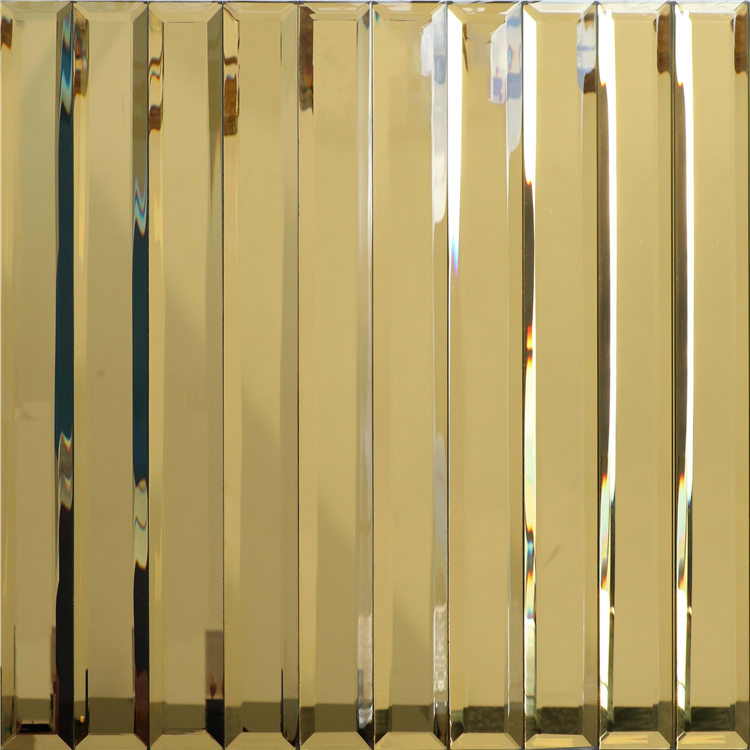 Glass Mosaic Beveled Mirror Tiles