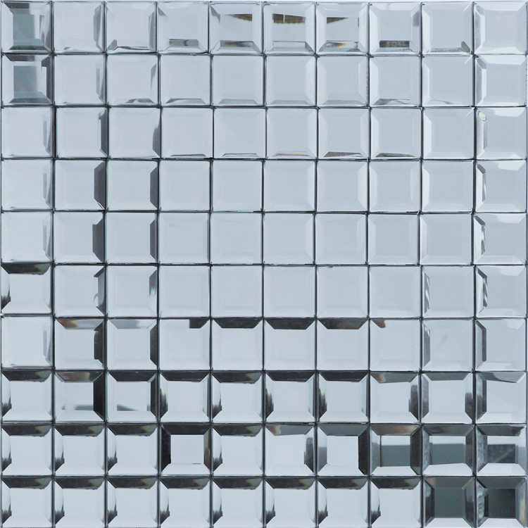 Beveled Look Glass Mirror Tile Glass Mosaic