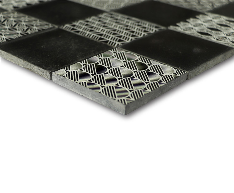 Square Pattern Marble Stone Mosaic Tile