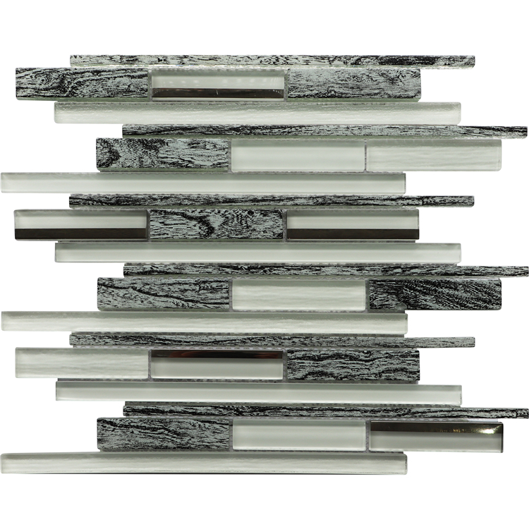 Vintage Crystal Glass Mosaic Tile For Wall