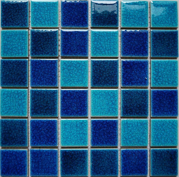 China Factory Ceramic Mosaic Swimming Pool Porcelain Tile For Project