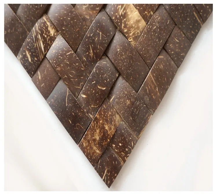 Nature Coconut Shell Panels Coconut Wall Mosaic