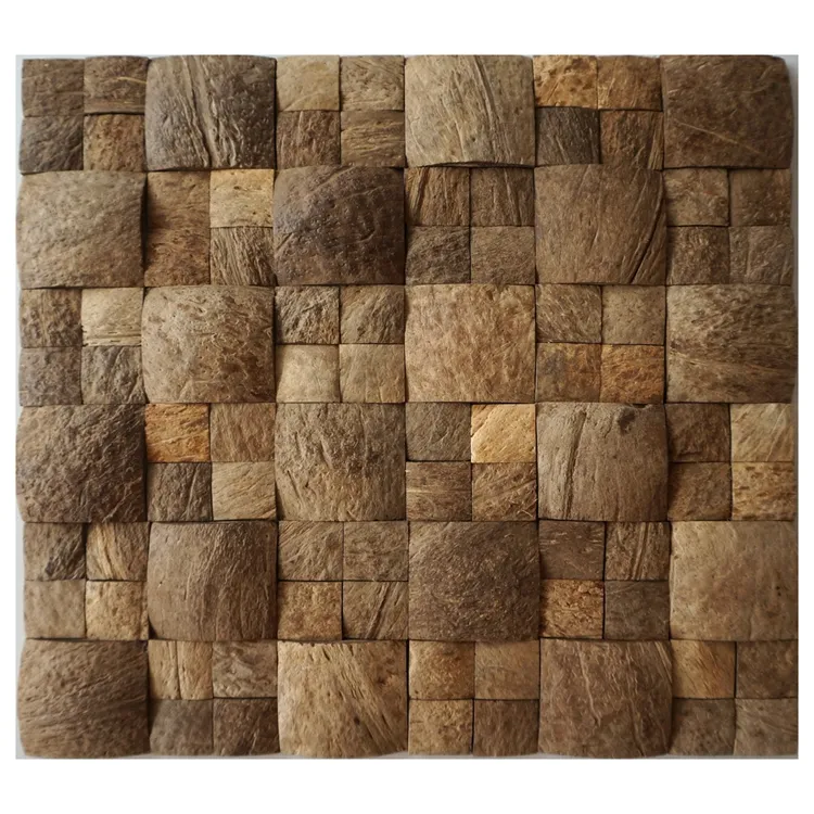 Factory Price Stylish Coconut Shell Tile Mosaic