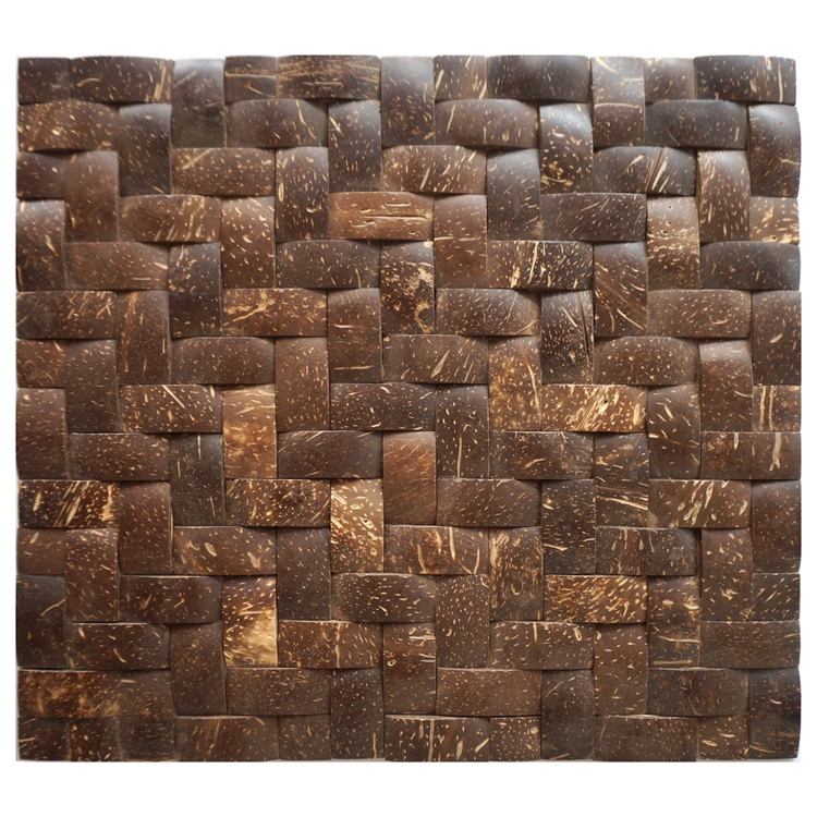 Nature Coconut Shell Panels Coconut Wall Mosaic