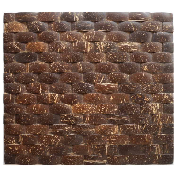 Nature Coconut Shell Panels Coconut Wall Mosaic
