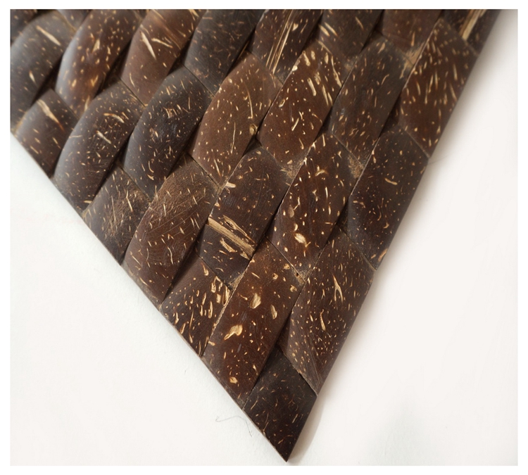 Nature Coconut Shell Panels Coconut Wall Mosaic