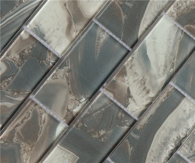 2x4" Glass Mosaic Tile With Inkjet Printing