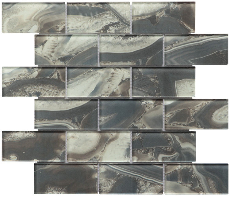 2x4" Glass Mosaic Tile With Inkjet Printing