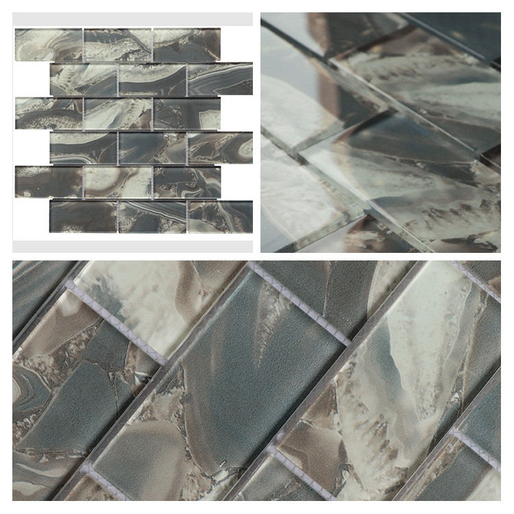 2x4" Glass Mosaic Tile With Inkjet Printing