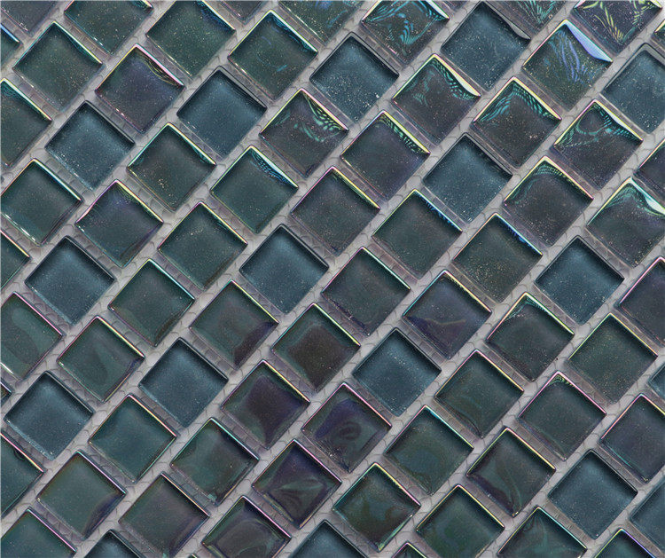Iridescent Glass Rainbow Backsplash Glass Mosaic Tile