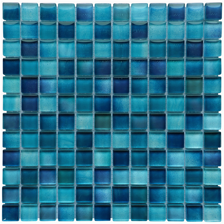 Mixed Green Glass Mosaic Swimming Pool