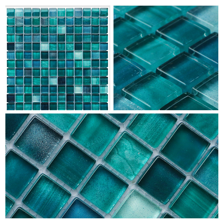 Crystal Glass Tile Swimming Pool Decorative Mosaic