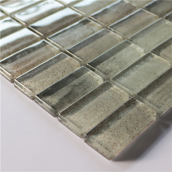 Ralart New 23x48mm Dot Mounted Glass Mosaic Tile