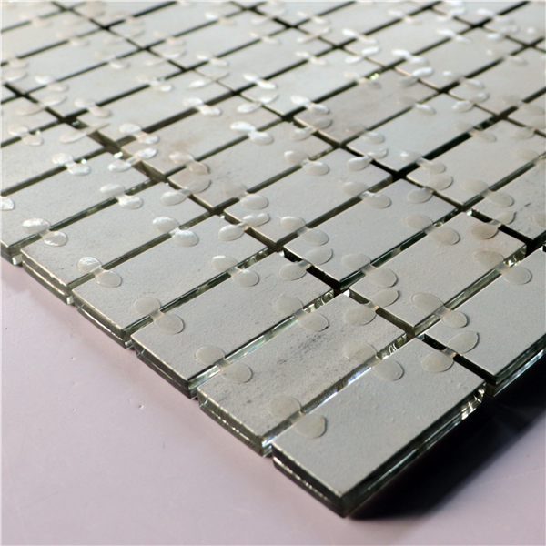 Ralart New 23x48mm Dot Mounted Glass Mosaic Tile