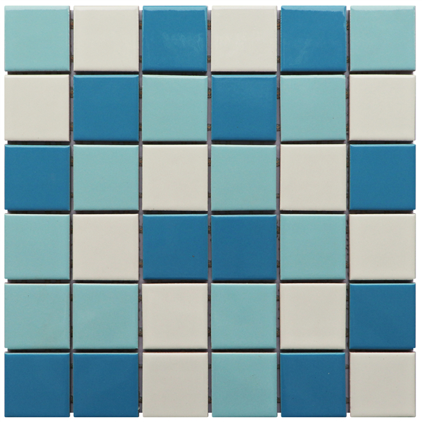 Dot Mounting 48x48mm Hotel Villa Swimming Pool Ceramic Tile