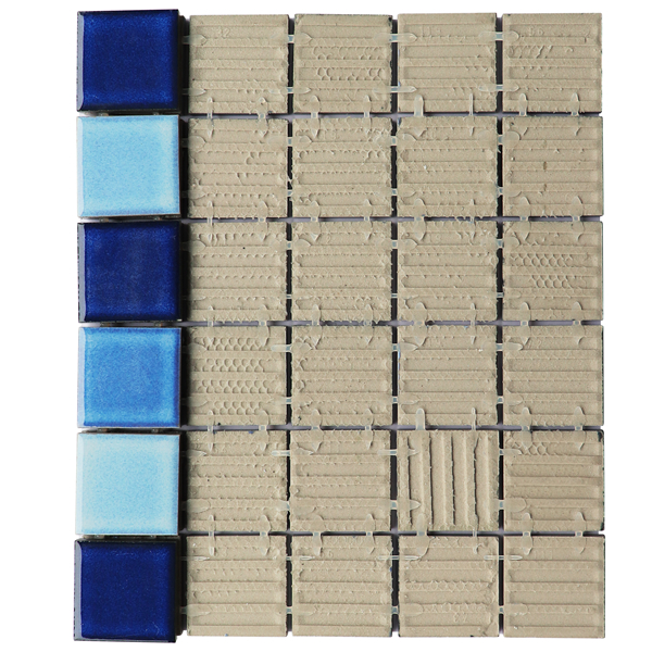 Dot Mounting 48x48mm Hotel Villa Swimming Pool Ceramic Tile