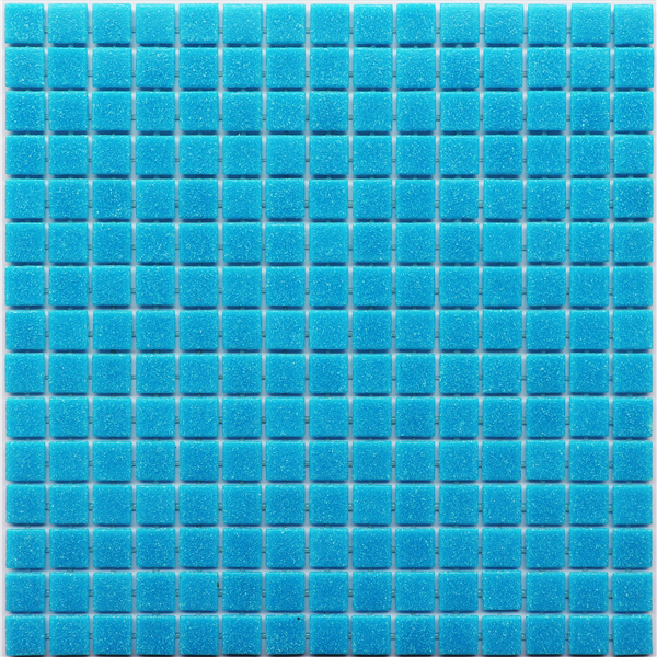 Square 20x20mm Dot Mounted Glass Pool Mosaics