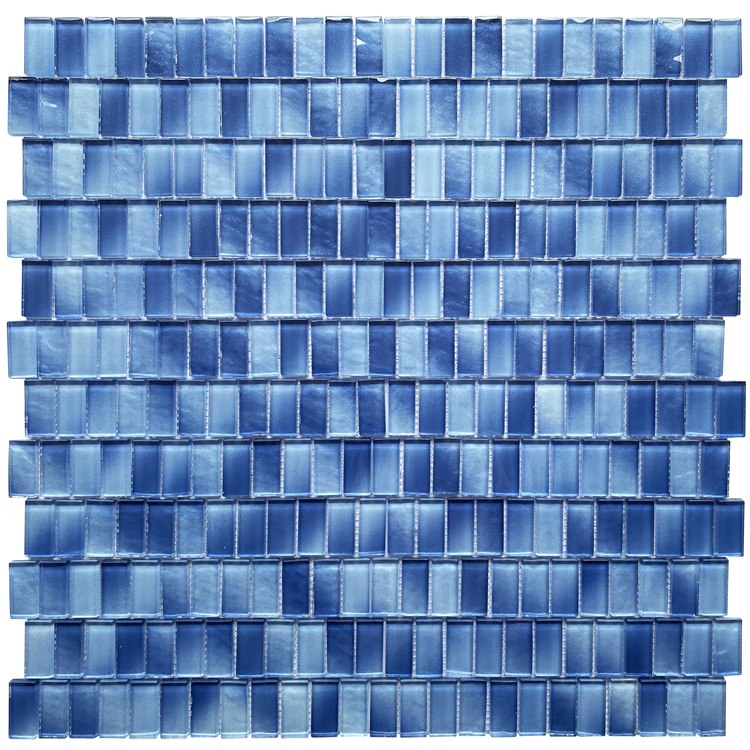 Ralart Company Small Chips Grey Glass Mosaic Tile