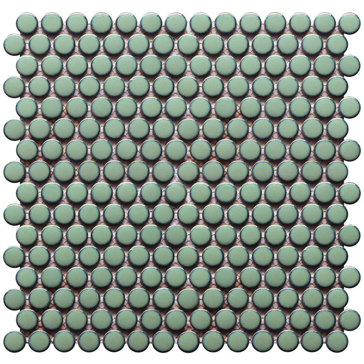 Foshan Supplier Backsplash Wall Floor Penny Round Ceramic Mosaic Tiles