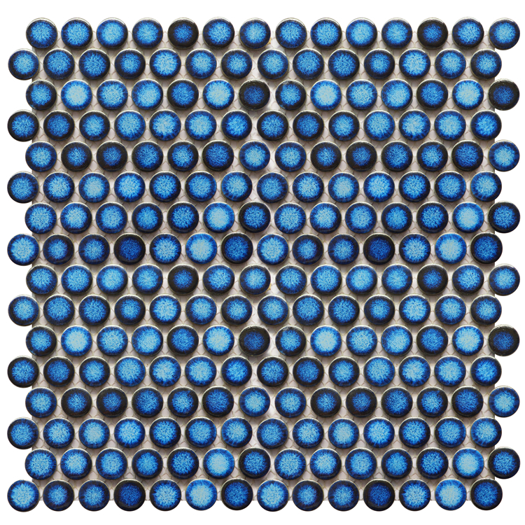 Foshan Supplier Bathroom Tile Penny Round Ceramic Mosaic