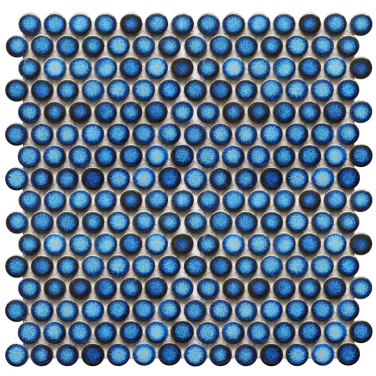 Foshan Supplier Bathroom Tile Penny Round Ceramic Mosaic