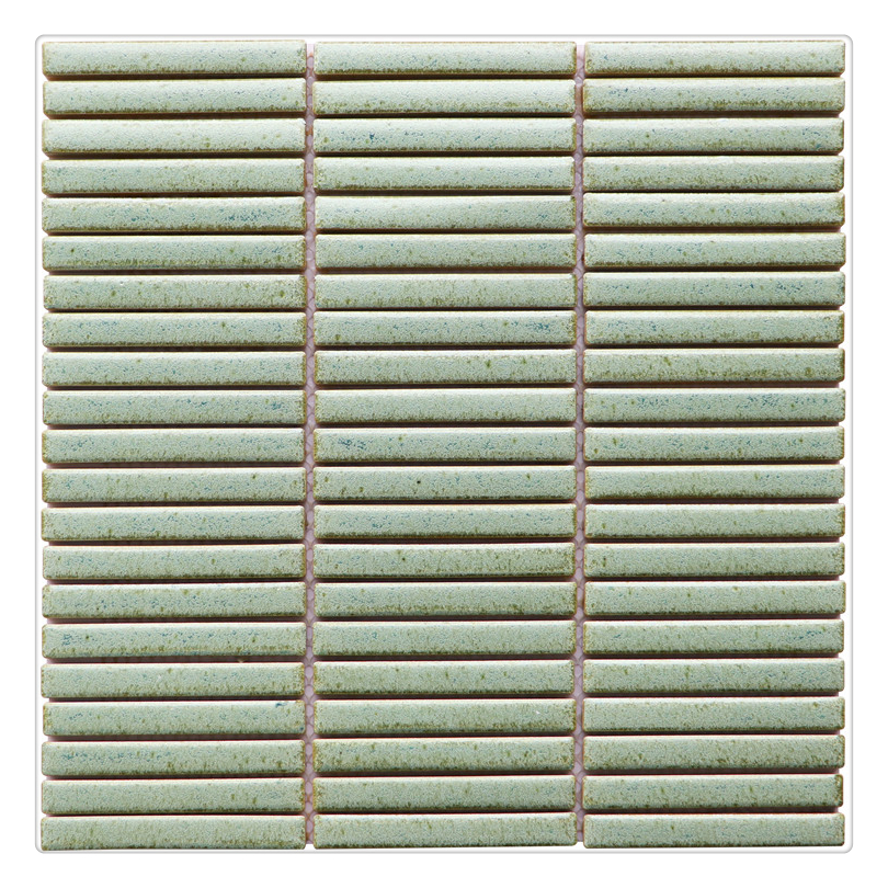 Foshan Manufacturer Strip Shape Wall Porcelain Ceramic Mosaic Tiles