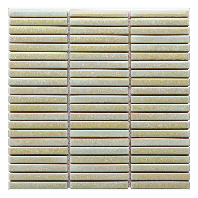 Foshan Manufacturer Ceramic Mosaic Strip Tiles for Kitchen Bathroom