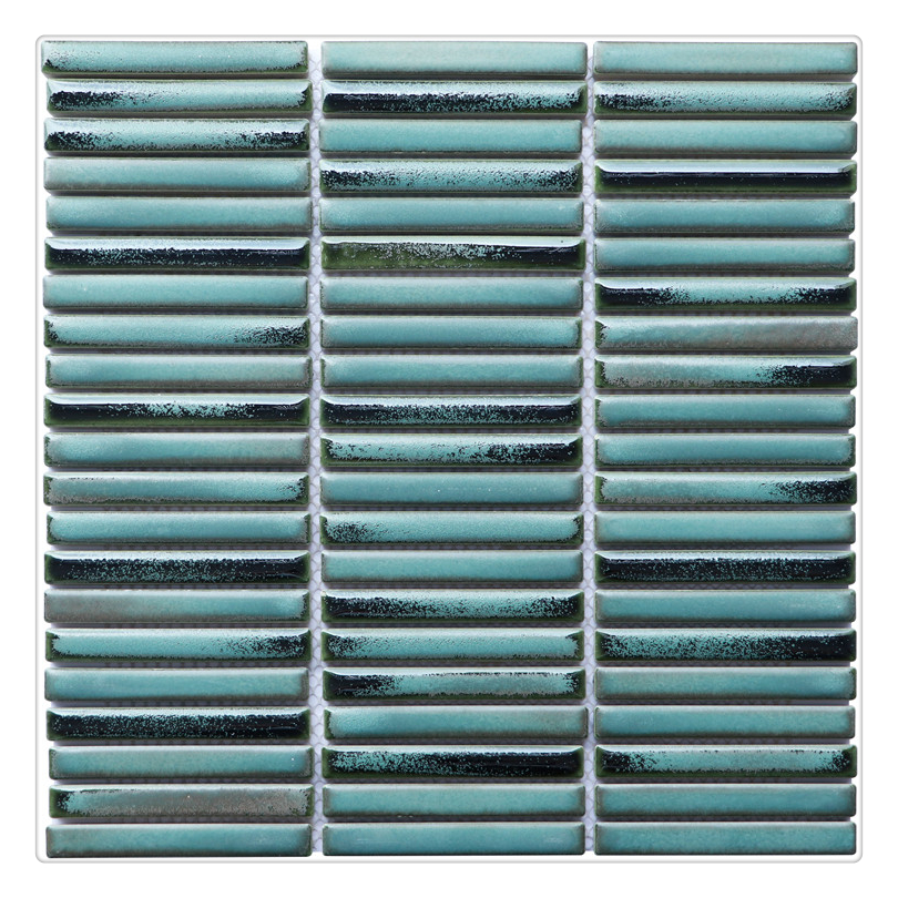 Foshan Manufacturer Modern Green Porcelain Ceramic Mosaic Tiles