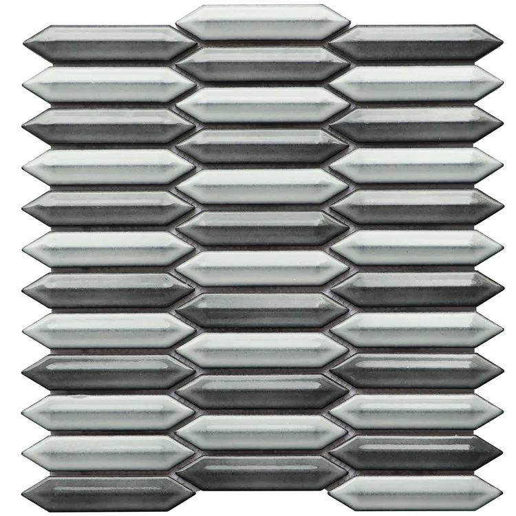 Foshan Manufacturer Backsplash Ceramic Tiles Arrow-Shaped Mosaic Tiles