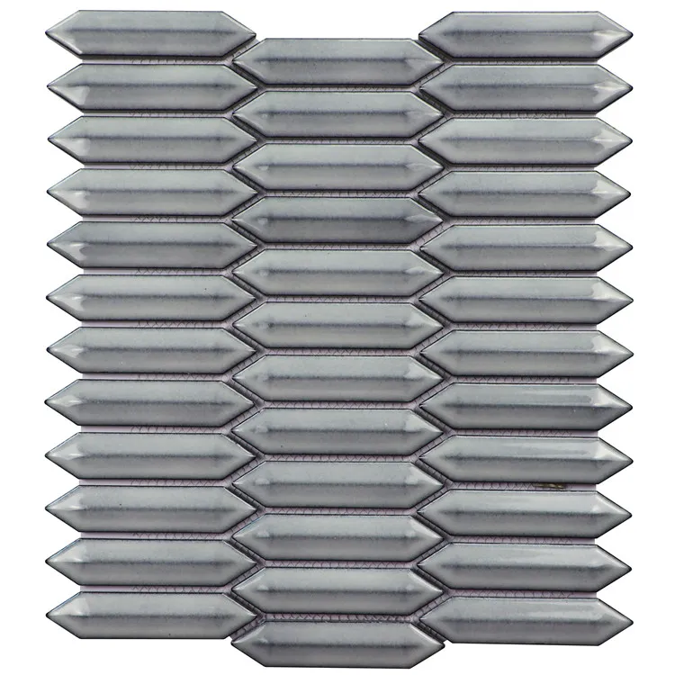 Foshan Manufacturer Backsplash Ceramic Tiles Arrow-Shaped Mosaic Tiles